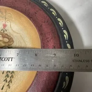 Unbranded | Accents | Decorative Hand Painted Wooden Bowl Love Birds ...